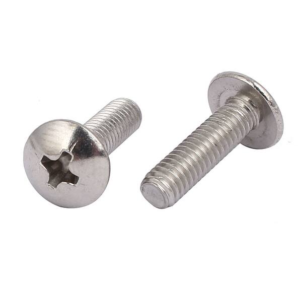 316 Stainless Steel Truss Phillips Head Machine Screws 15pcs - Bed Bath ...