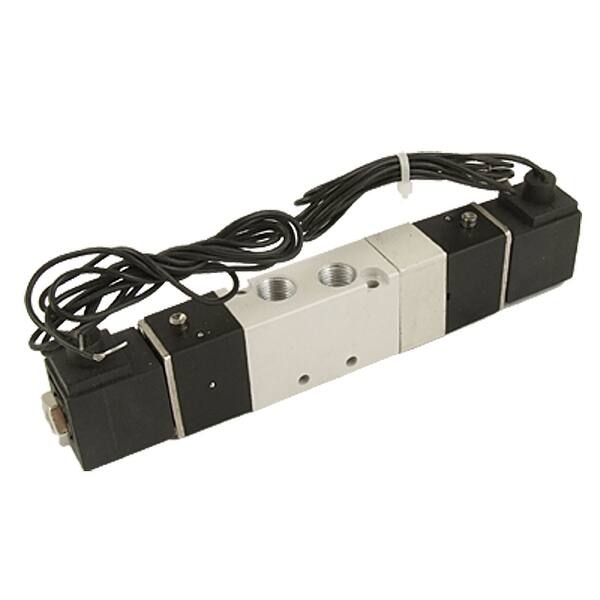 Unique Bargains DC 24V 2 Head 3 Positions Pneumatic Air Solenoid Valve ...