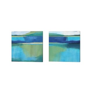 Alison Jerry 'Lagoon' Canvas Art (Set of 2) - Bed Bath & Beyond - 31581569