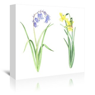 Easter Flowers 3 by Elizabeth Hellman Wrapped Canvas Wall Art ...