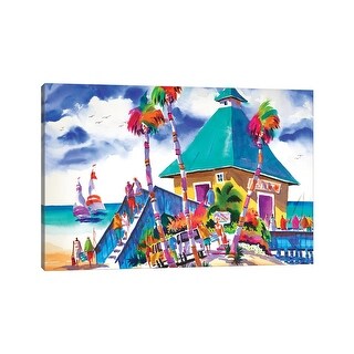 iCanvas "Fish Or Cut Bait" by Ellen Negley Canvas Print - Bed Bath ...