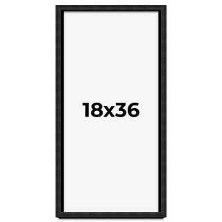 18x36 Shadow Box Black Rustic Barnwood Display Frame | 1.125 Inch - Bed ...
