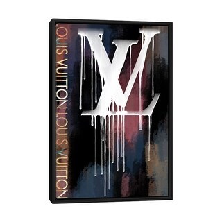 iCanvas "Grunged And Dripping LV II" by Pomaikai Barron Framed Canvas ...