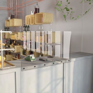 Suspended Register Shield / Sneeze Guard - Mounting or Hanging Hardware ...