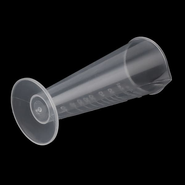 10PCS 50ml Lab Graduated Plastic Liquid Testing Beaker Measuring Cup ...