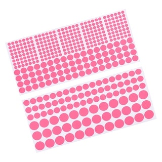 Glow in the Dark Tape Dots,0.2,0.39,0.59inch Dots 407 Glow Dots Pink ...