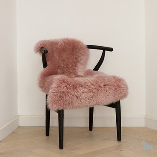 Gorgeous Dusky Pink Genuine Sheepskin Rug Single Size - Bed Bath ...