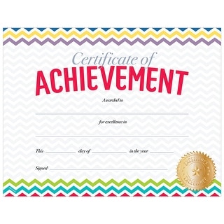 Chevron Certificate Of Achievement - Bed Bath & Beyond - 22149245