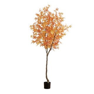 7' Autumn Maple Artificial Fall Tree - Bed Bath & Beyond - 38166613