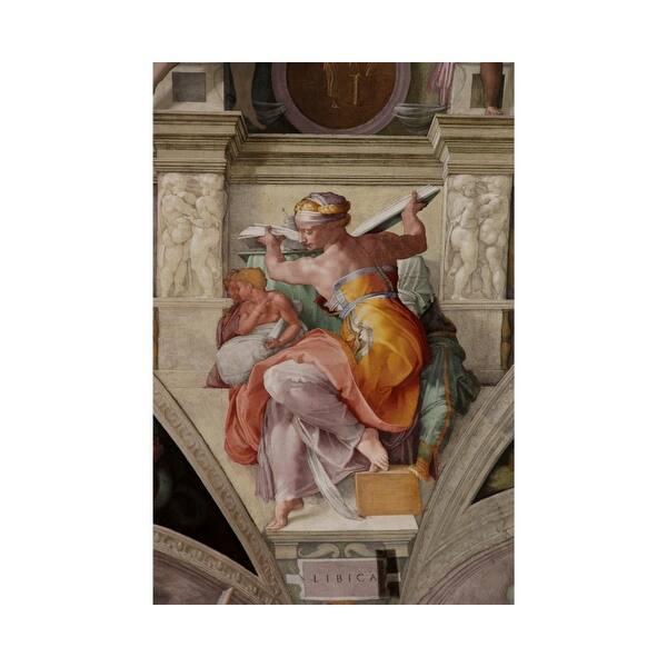 Easy Art Prints Michelangelo's 'Libyan Sibyl, Sistine Chapel' Premium ...