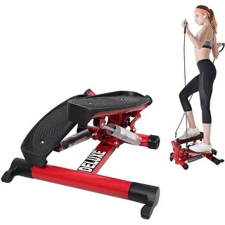Folding Fitness Step Machine Air Walk Trainer Exercise Stepper Glider ...
