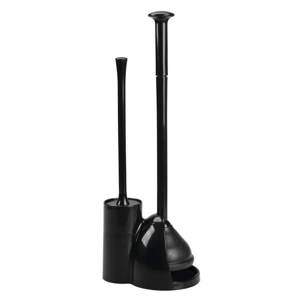 mDesign Hidden Plunger and Brush Set for Toilet Bowl - Bed Bath ...