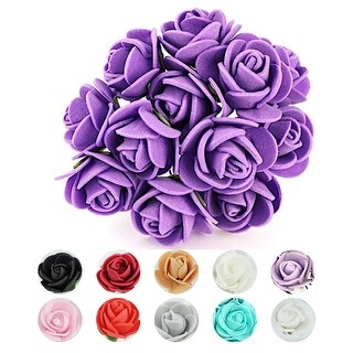 48 Mini 4" Foam Roses Artificial Flower Stems - Bed Bath & Beyond ...