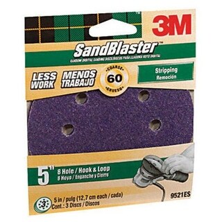 3M 9521ES Sandblaster Sanding Disc, 5" - Bed Bath & Beyond - 20163989