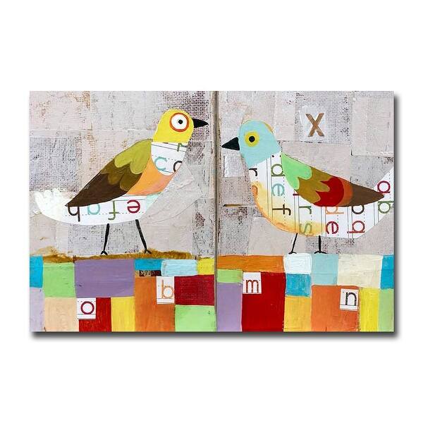 Love Birds by Nathaniel Mather Gallery Wrapped Canvas Giclee Art (24 in ...