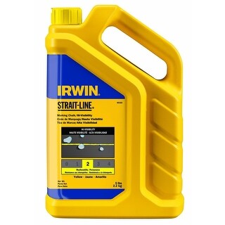 Strait-Line 65103 Yellow Hi-Visibility Marking Chalk, 5 Lb - Bed Bath ...