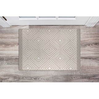HAMLIN BEIGE Doormat By Kavka Designs - Bed Bath & Beyond - 37146512
