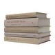 Decorative Books - Driftwood Book Stack - 5 Tan Books - Bed Bath ...