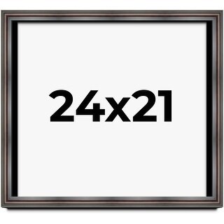 24x21 Shadow Box Frame Brown Cherry | 2.625 Inches Deep Pine Wood - Bed ...