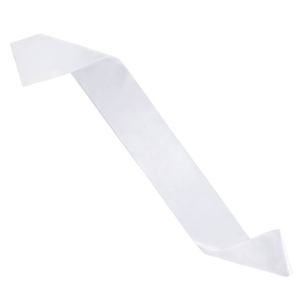 24 Pack White Satin Sashes for Pageants, Bachelorette Party, Prom (4 x ...