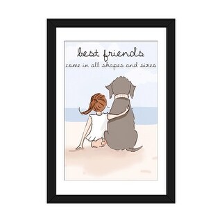 iCanvas "Best Friends Come In All Sizes" by Heather Stillufsen - Bed ...