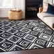 Machine Washable Indoor/ Outdoor Chantille Contemporary Diamonds Rug ...