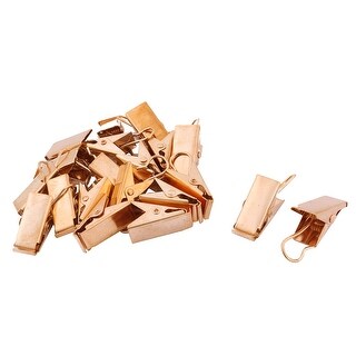 Office Metal Window Drapery Clamps Hook Curtain Clip Holder Gold Tone ...