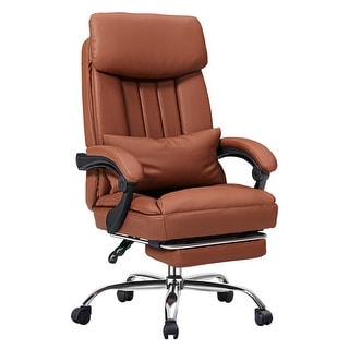 Exectuive Task Chair with footrest Cushions Adjustable High & Swivel ...