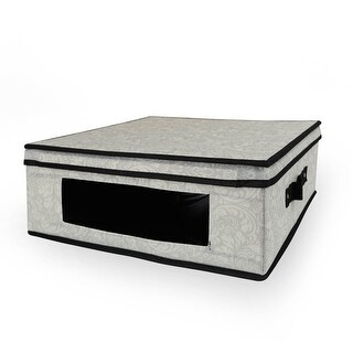 13.50" Gray and Black Multi-purpose Closet Storage Bag - Bed Bath ...