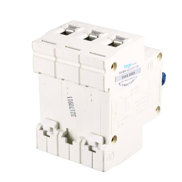 Overload Protection Three Pole 3P Miniature Circuit Breaker 400V 32A - White, Blue - Bed Bath ...