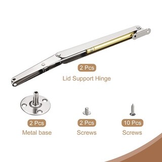 200N Gas Struts Soft Close Lid Support Hinges Automatic Random Stop ...