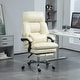 HOMCOM High Back PU Leather Overstuffed Executive Office Chair with ...