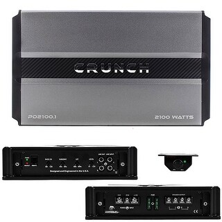 crunch PD2100.1 2100W MONO Car Amplifier (2 OHM) - Bed Bath & Beyond - 22367076