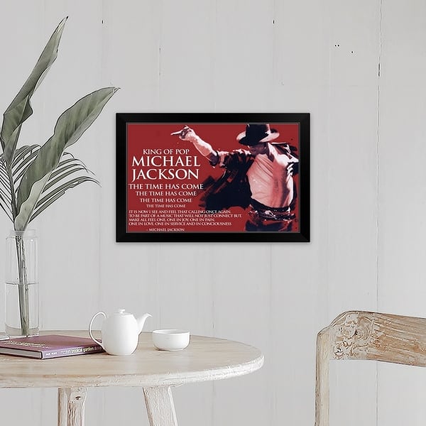 michael jackson framed poster