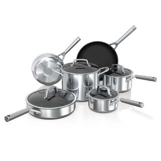 Ninja Foodi NeverStick Stainless 10-Piece Cookware Set - Bed Bath & Beyond - 36106766