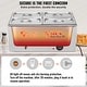 Commercial Food Warmer, Electric Steam Table, Professional Countertop ...