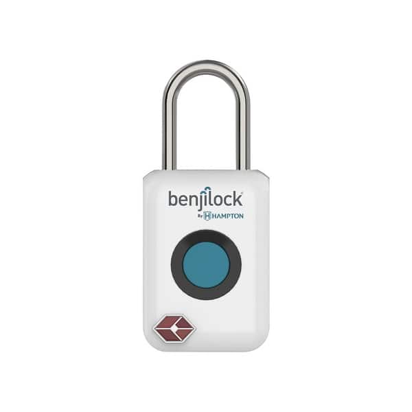 BenjiLock by Hampton BL30071WH Resettable Combination Luggage Lock, Die ...