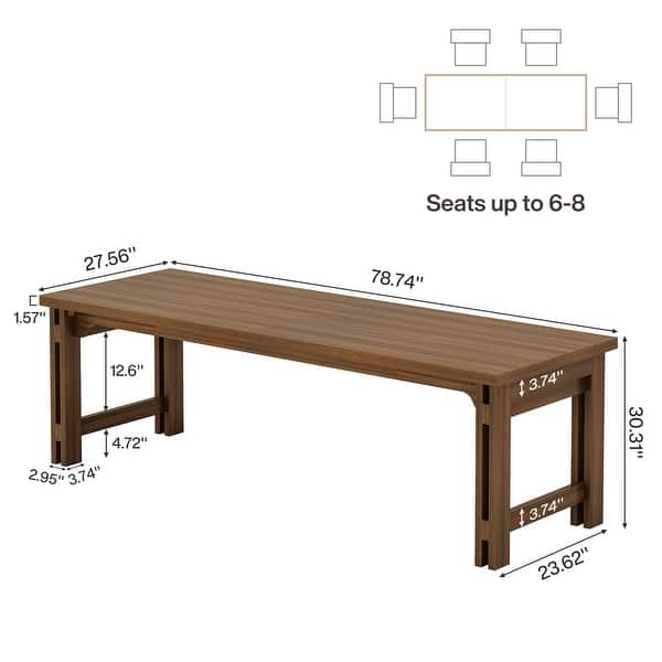 long dining table dimensions