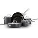 Calphalon 10-Piece Pots and Pans Set, Nonstick Kitchen Cookware with ...