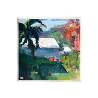 Stupell Modern Tropical House Scenery Wall Plaque Art, Design by Page ...