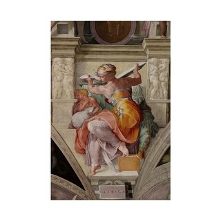 Easy Art Prints Michelangelo's 'Libyan Sibyl, Sistine Chapel' Premium ...