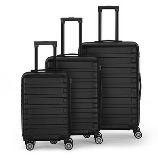 Luggage Sets of 3 Piece, TSA Lock, Wide and Horizontal Stripes - Bed ...