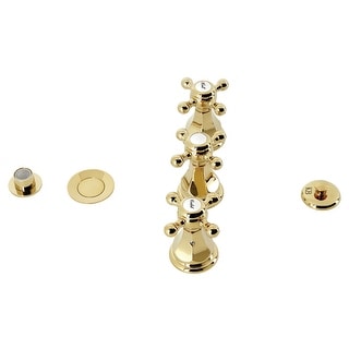 Kingston Brass Metropolitan Three-Handle Bidet Faucet - Bed Bath ...