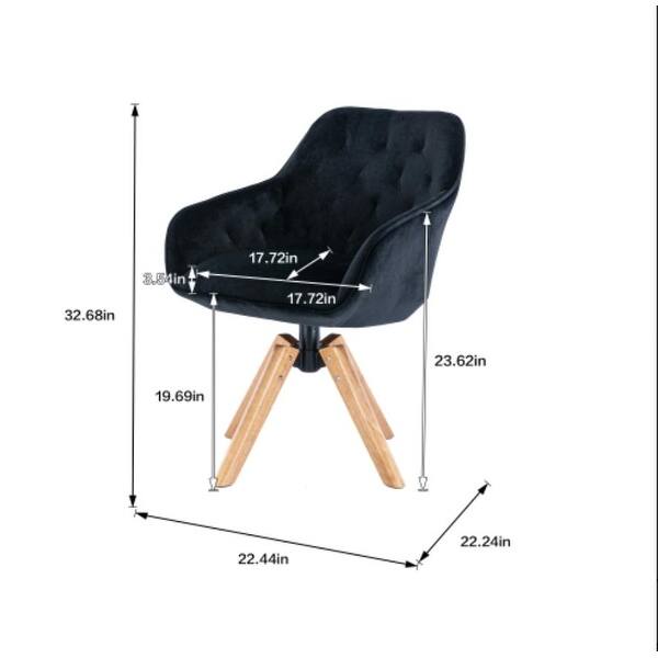 Armless Home/Office Solid Wood Chair - Bed Bath & Beyond - 36010305