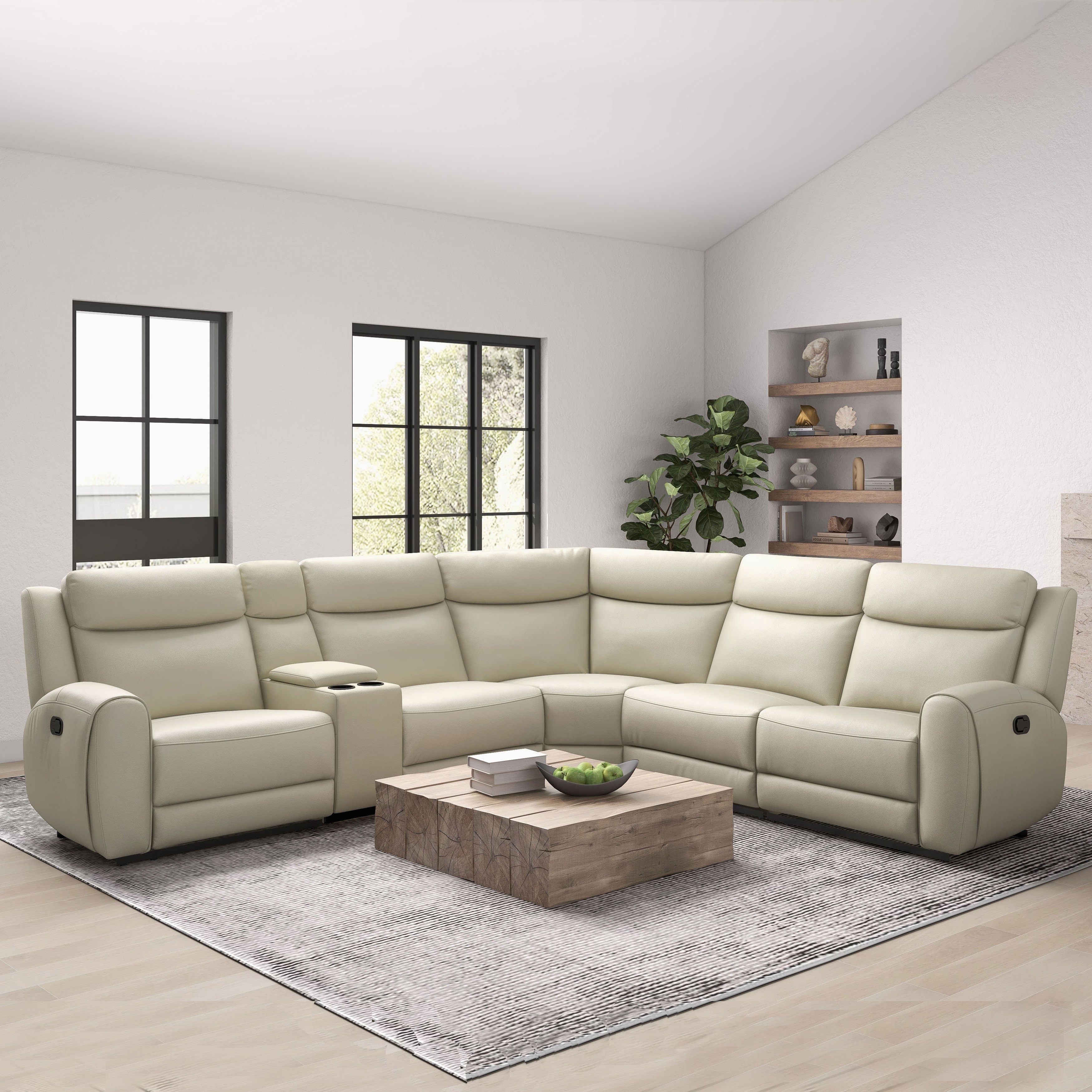 Contemporary reclining sectional store