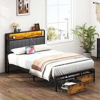 ed Frame Upholstered Platform Bed Frame - Bed Bath & Beyond - 42547840