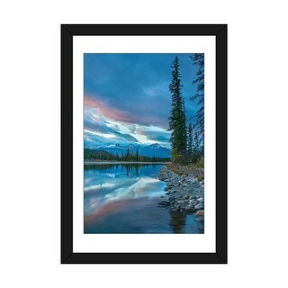 iCanvas "Athabasca River And Colin Range, Rocky Mountains, Jasper ...