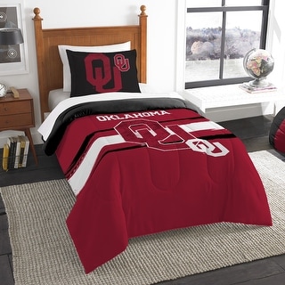 NCAA Officially Licensed Oklahoma Sooners Tide Comforter & Sham Set ...