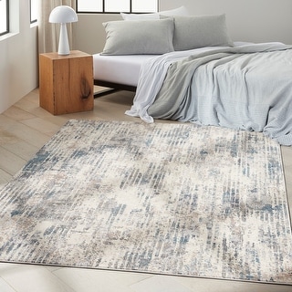 Calvin Klein Infinity Contemporary Abstract Vintage Area Rug - Bed Bath ...