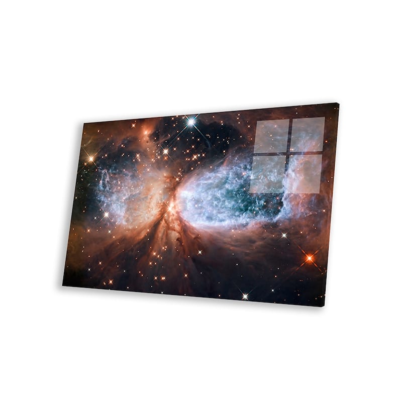 Celestial Snow Angel S106 Nebula (Hubble Space Telescope) Print On ...